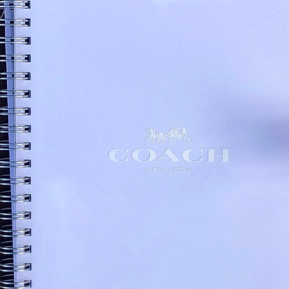 Coach | Office | Coach Notebook In Signature Coated Canvas Nwt | Poshmark
